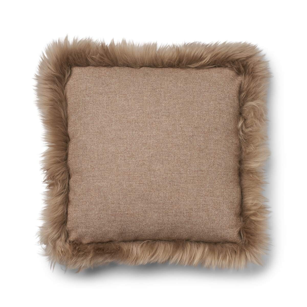 Wool Cushion | LW trim | 52x52 cm | Naturescollection.co.uk